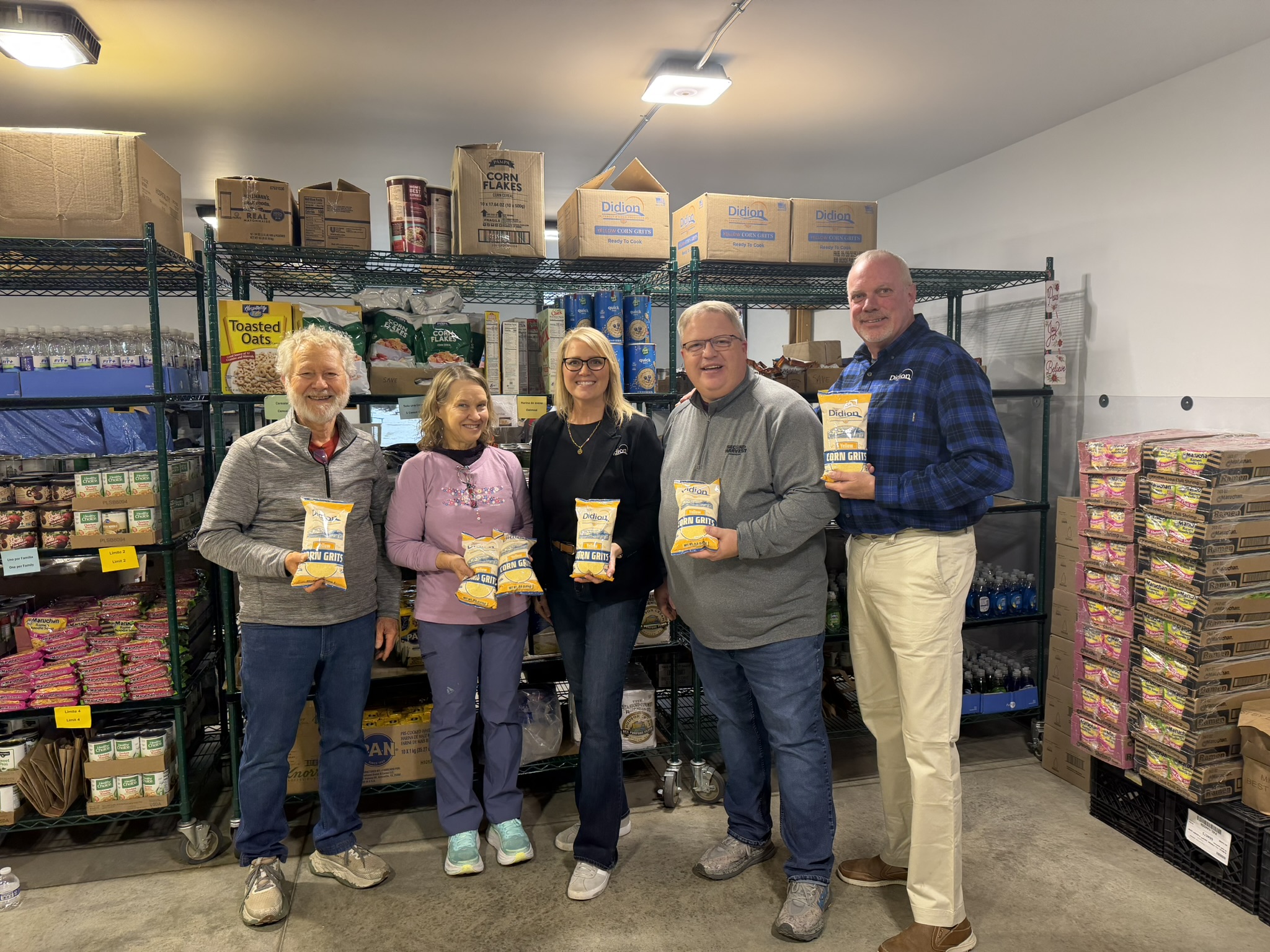 Didion Donates 9,500 Bags of Corn Grits to Second Harvest to Help Fight ...